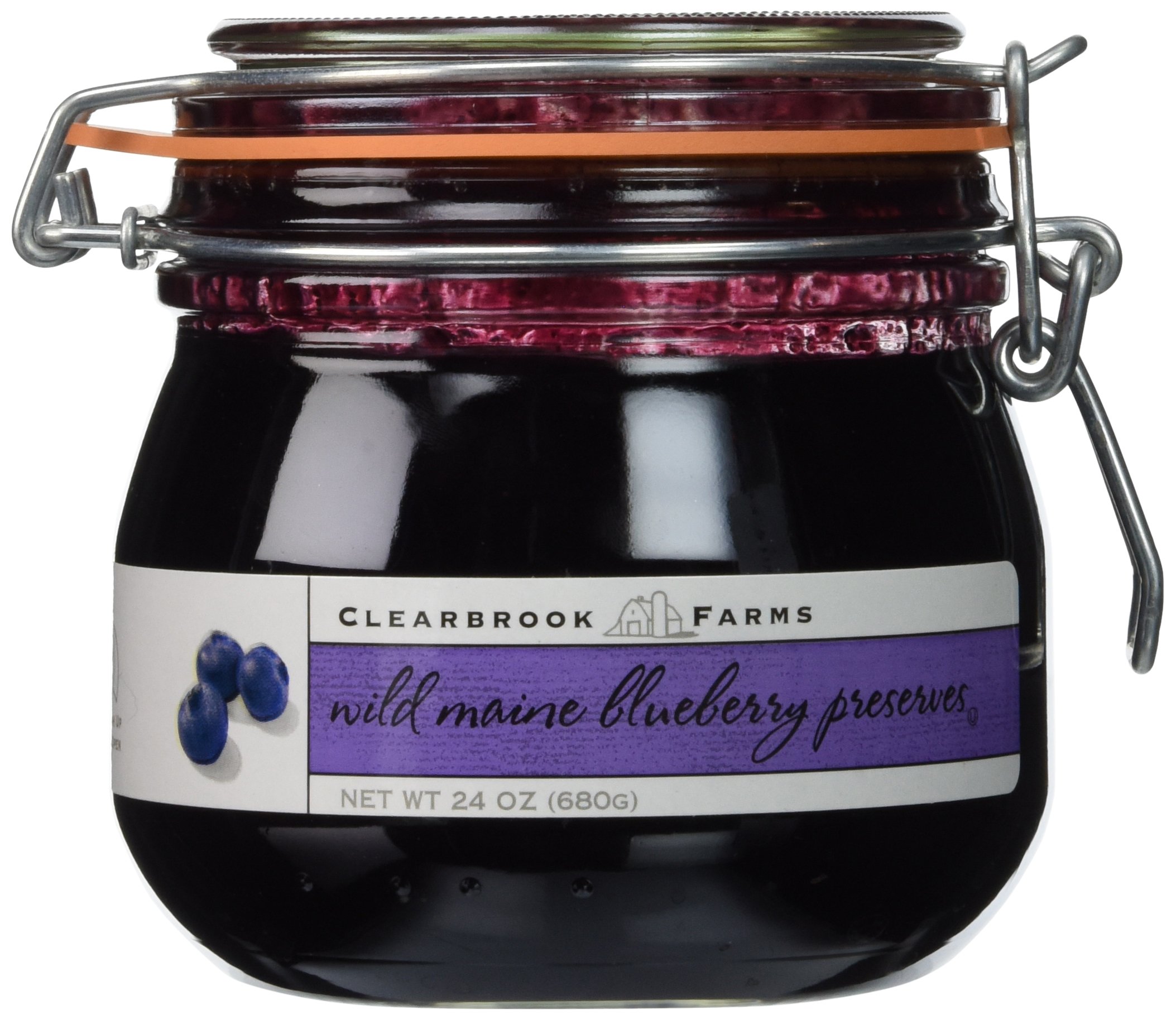Amazon.com : Clearbrook Farms Oregon Red Raspberry Preserves 24 oz ...