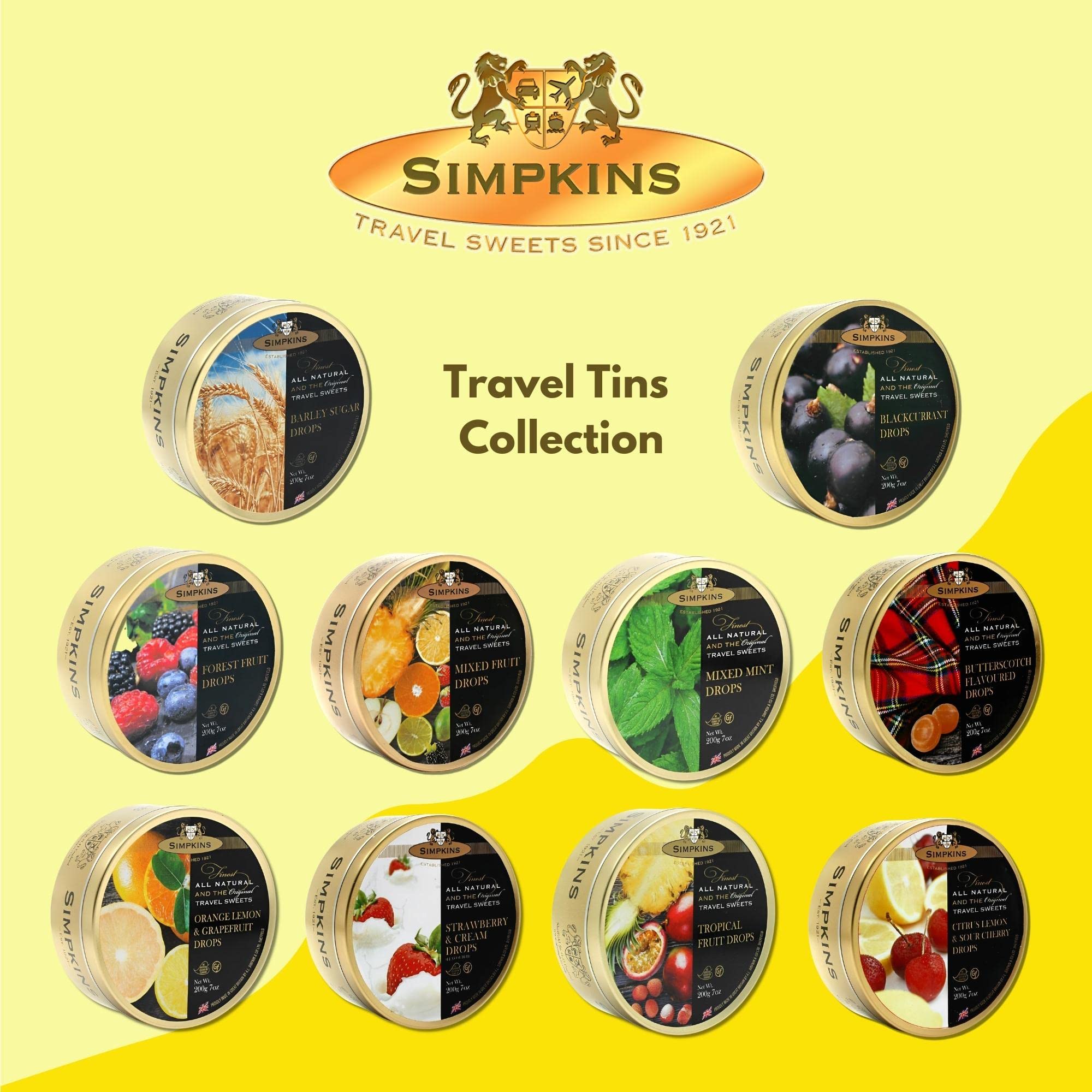Mua Simpkins Tropical Fruit Drops - Fruit Hard Candy in a Tin - All ...