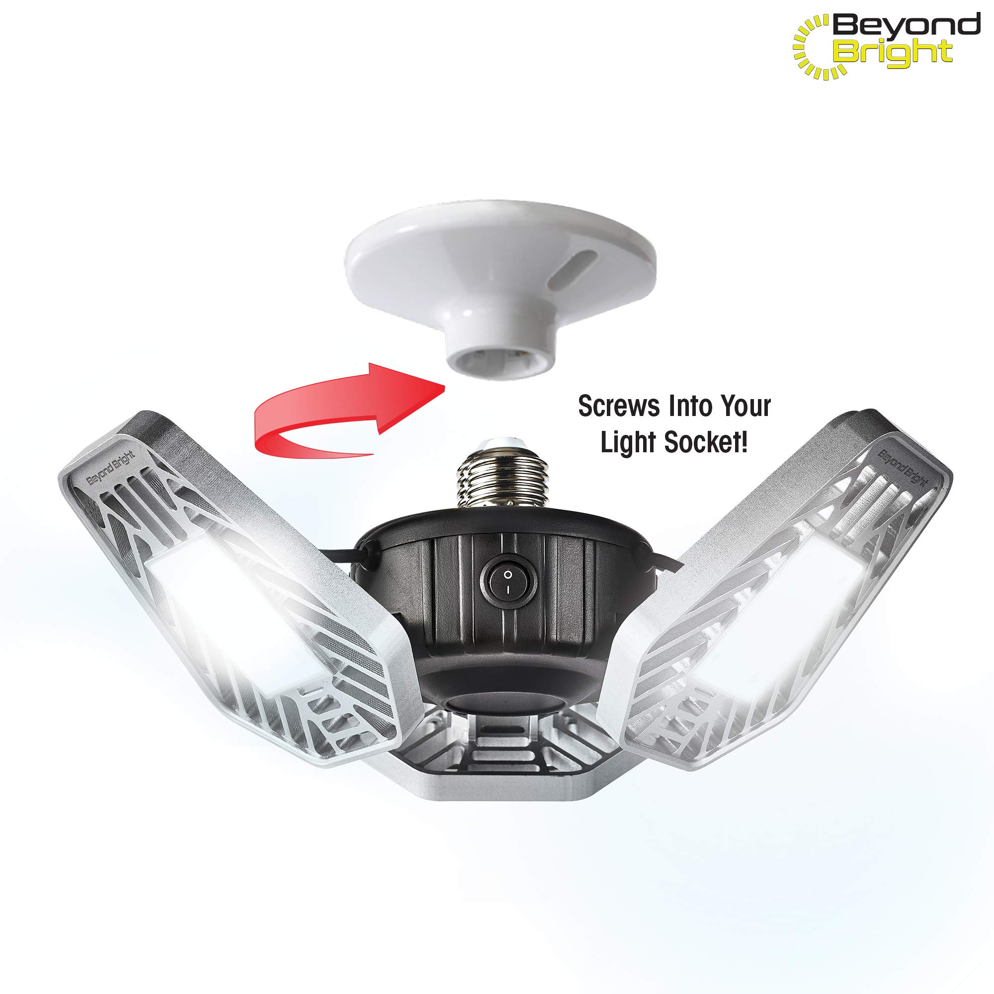 Mua Ontel Beyond Bright LED Ultra-Bright Garage Light - 3 Adjustable ...