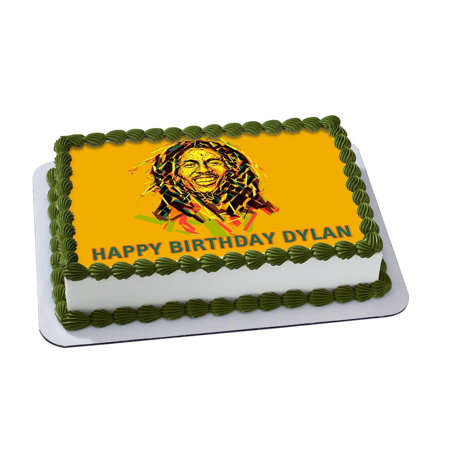 Party Supplies Edible Icing Sheet BOB MARLEY REGGAE Cake Cupcake ...