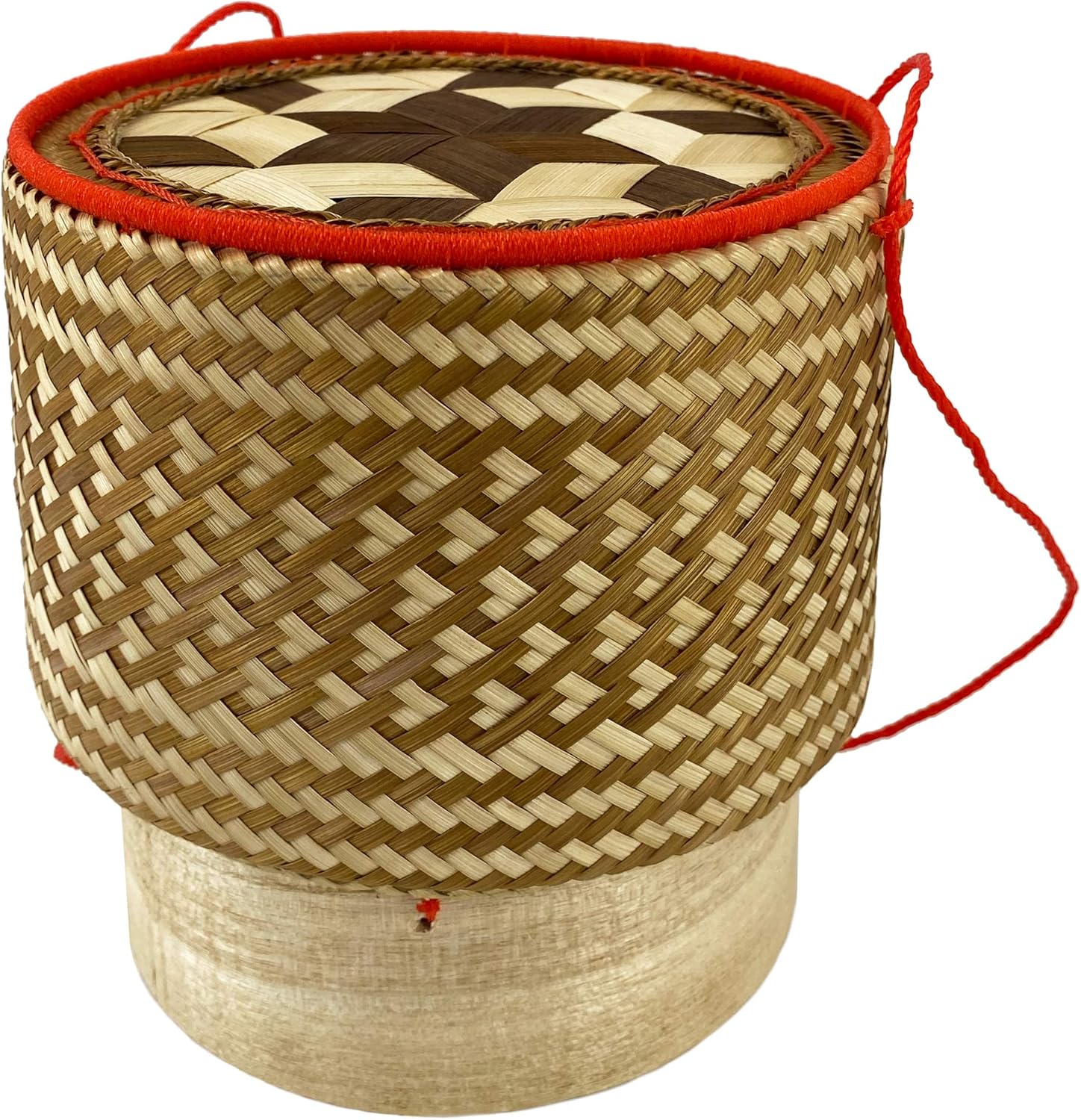 Amazon.com | Panwa Bamboo Sticky Rice Serving Basket Handmade 100% Eco ...