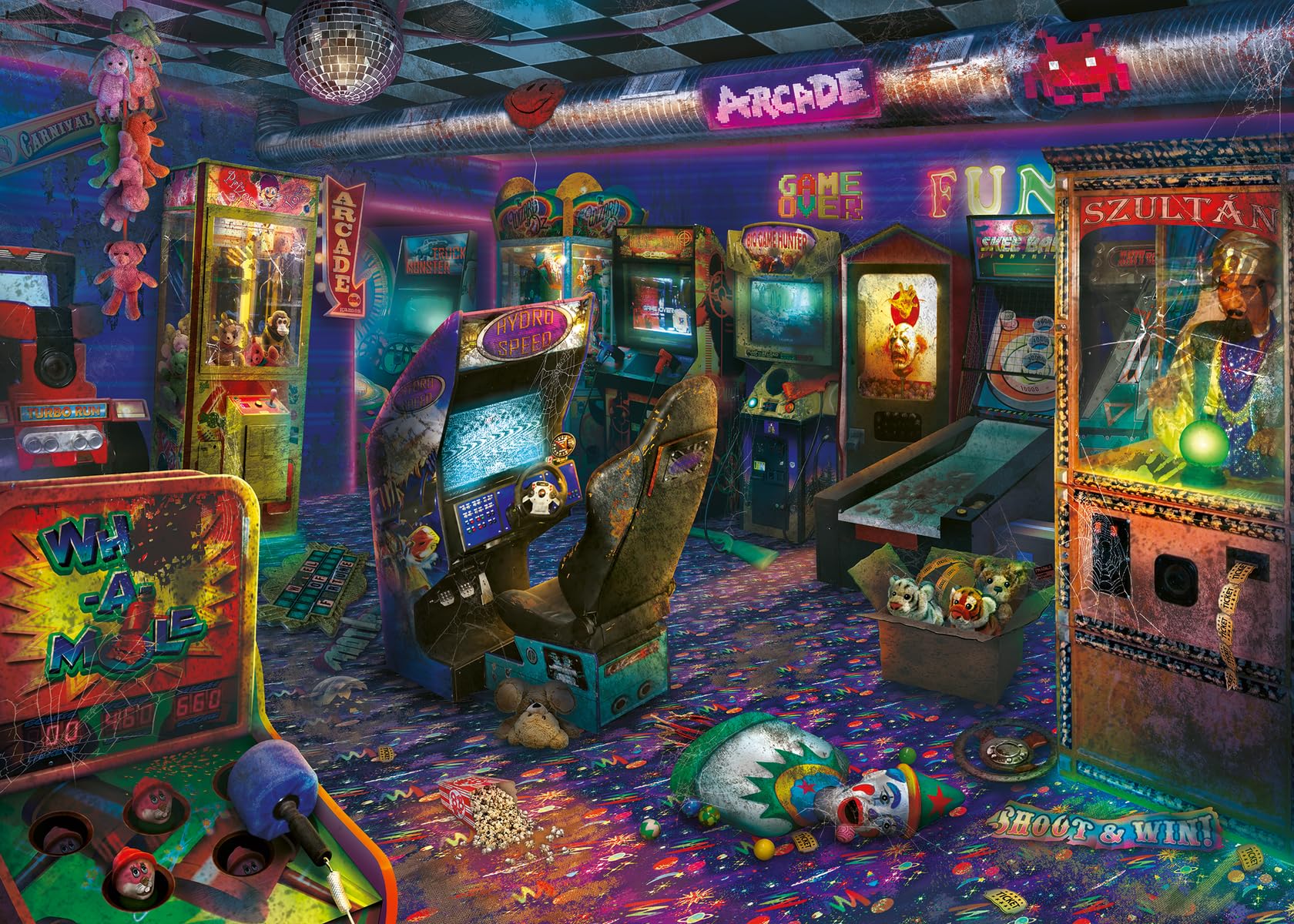 Ravensburger Abandoned Series: Forgotten Arcade 1000 Piece Jigsaw ...