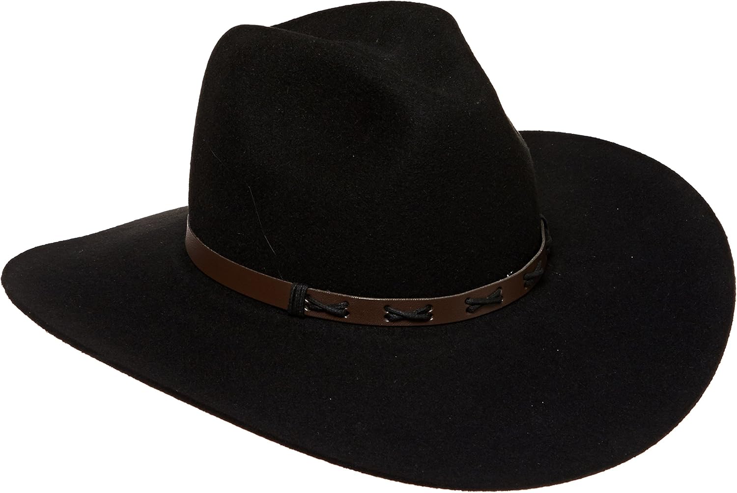 Tony Lama Men's Tracker-3X Black with Band 50 Wool Blend Cowboy Hat, 6 ...
