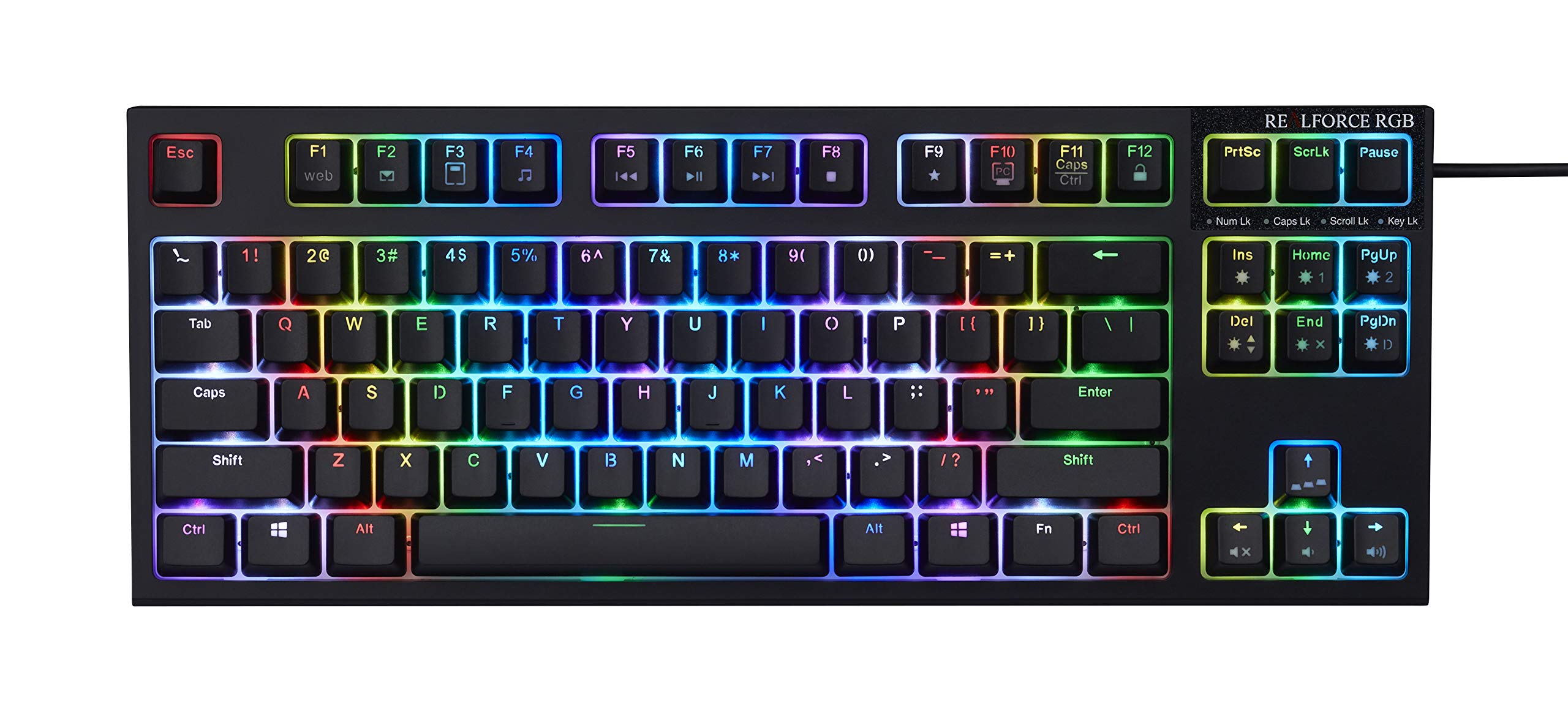 Mua Topre Realforce R2 TKL RGB Keyboard Topre 45g trên Amazon Mỹ chính ...