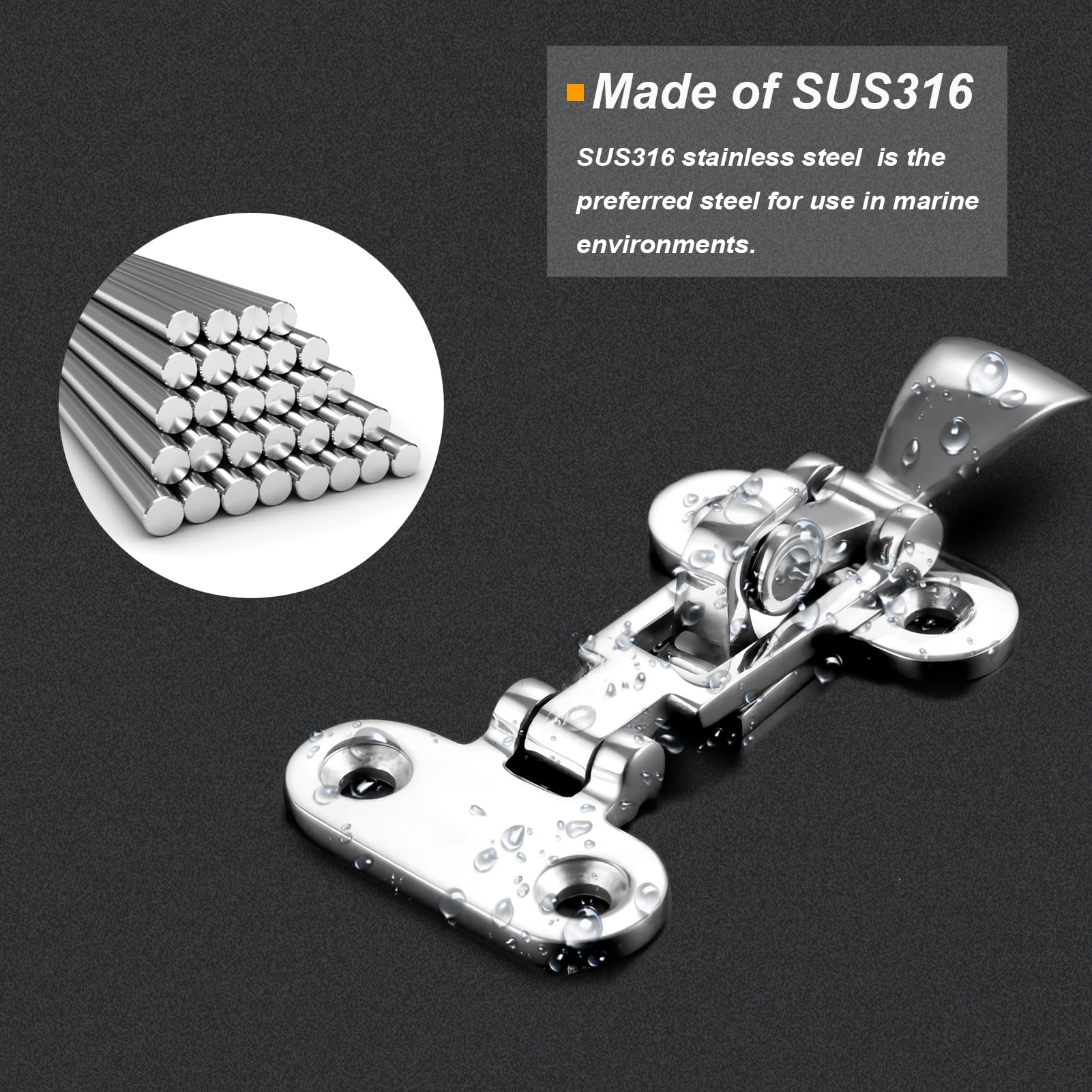 Mua Atibin Heavy Steel Marine Latch Lockable Stainless Boat Lockable ...