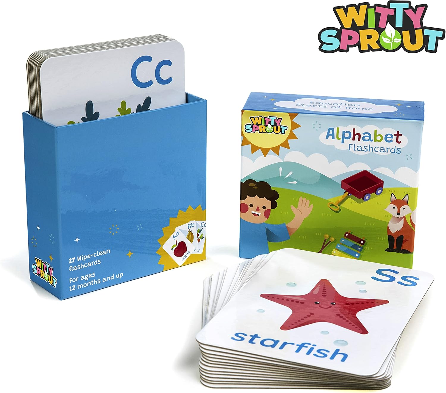 Witty Sprout English Alphabet Flashcards – BigaMart