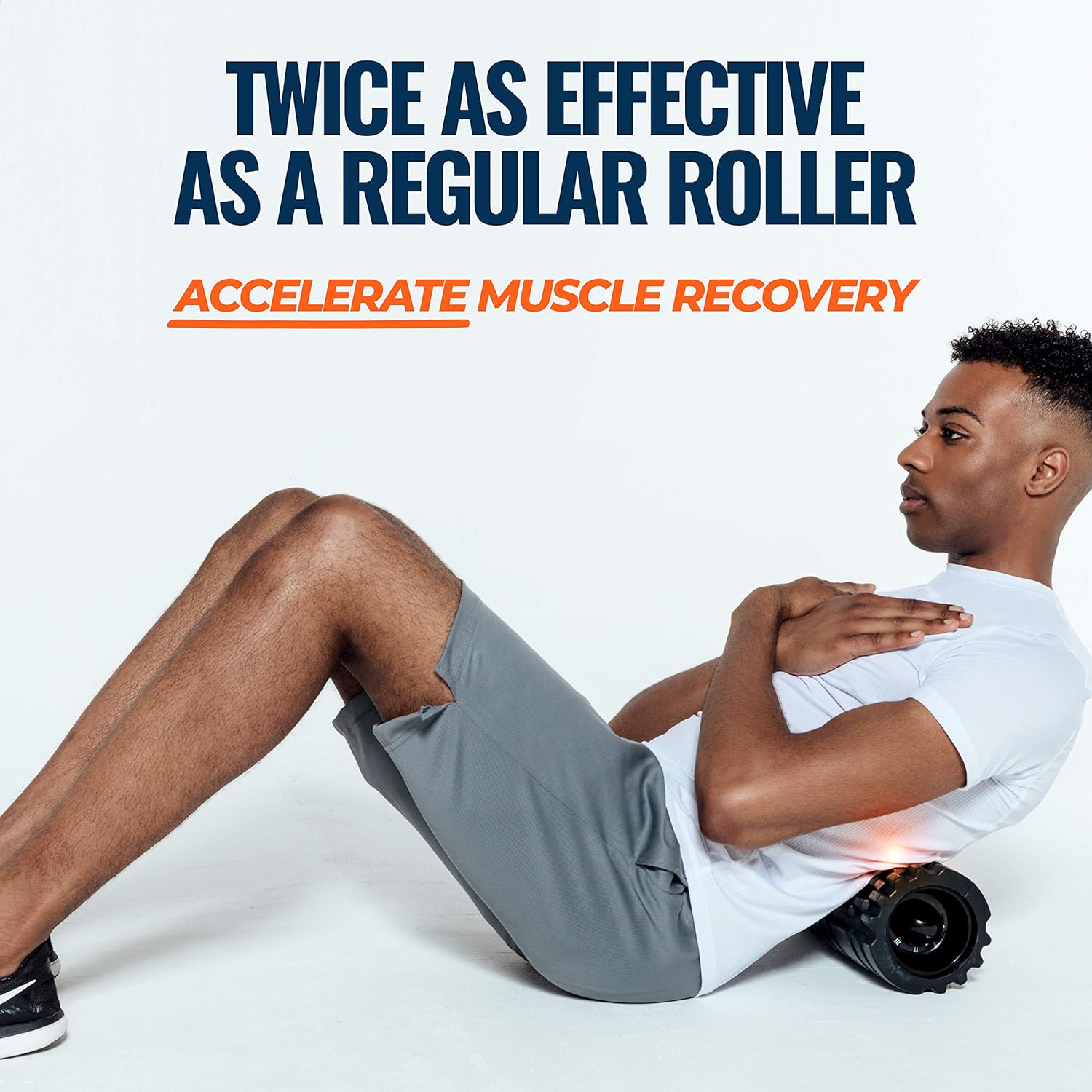 Mind Body Future Vibrating Foam Roller. High Intensity 3 Speed Firm ...