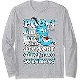 Amazon.com: Disney Aladdin Genie POOF! 2 Wishes Gradient Text Portrait ...