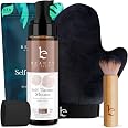 Amazon.com: Self Tanner Tanning Mousse Kit - USA Made with Natural ...