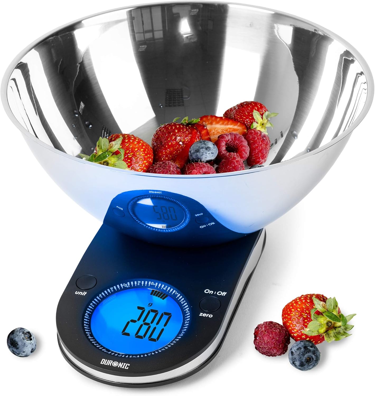 Duronic Digital Kitchen Scales KS5000 | 3L Bowl | 5KG Capacity | Large ...
