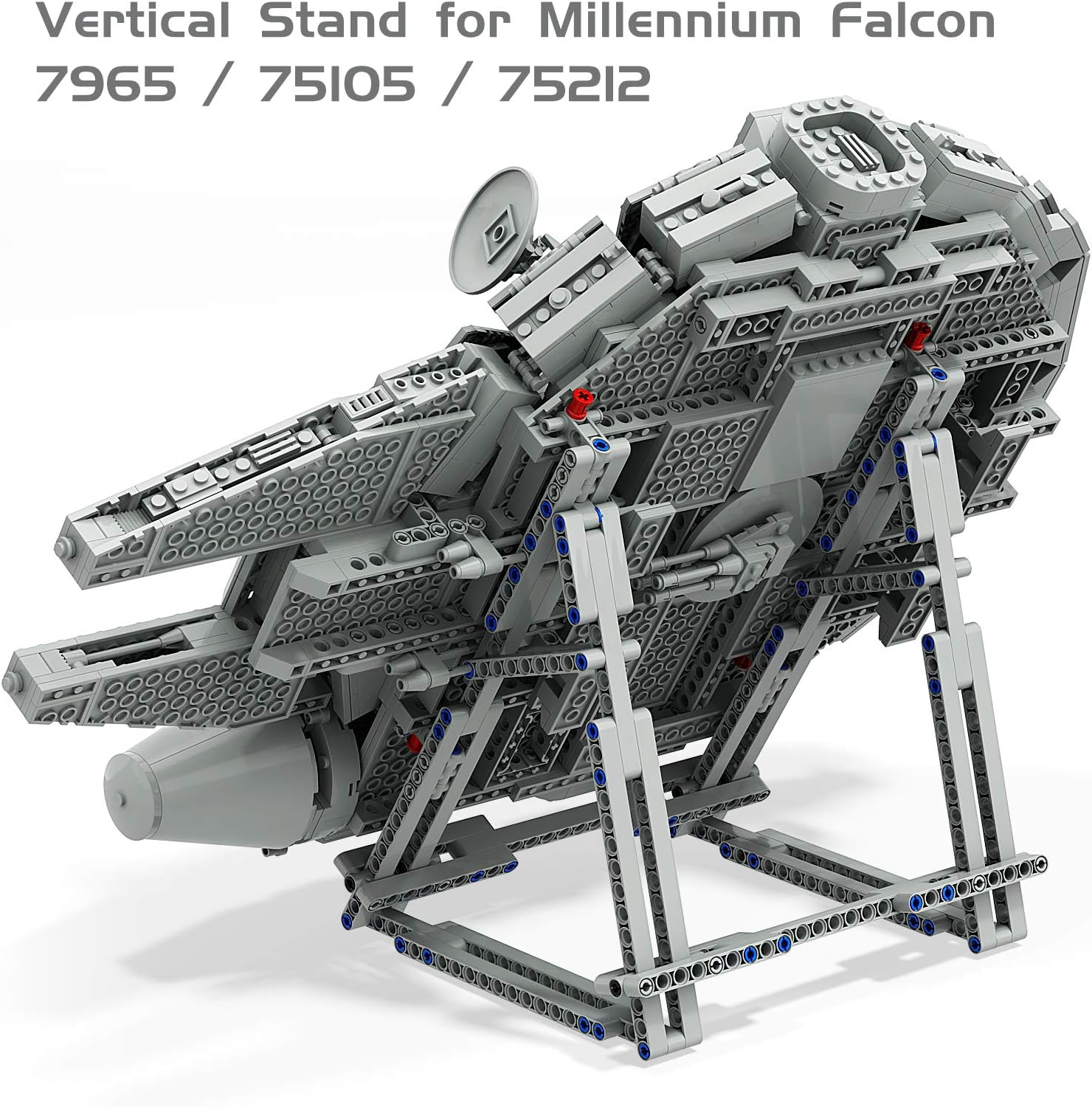 Vertical Display Stand for Lego 75105/75212/7965 Millennium Falcon ...