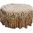 Amazon.com: Efavormart 120" Big Payette Sparkly Sequin Round Tablecloth for Wedding Banquet ...