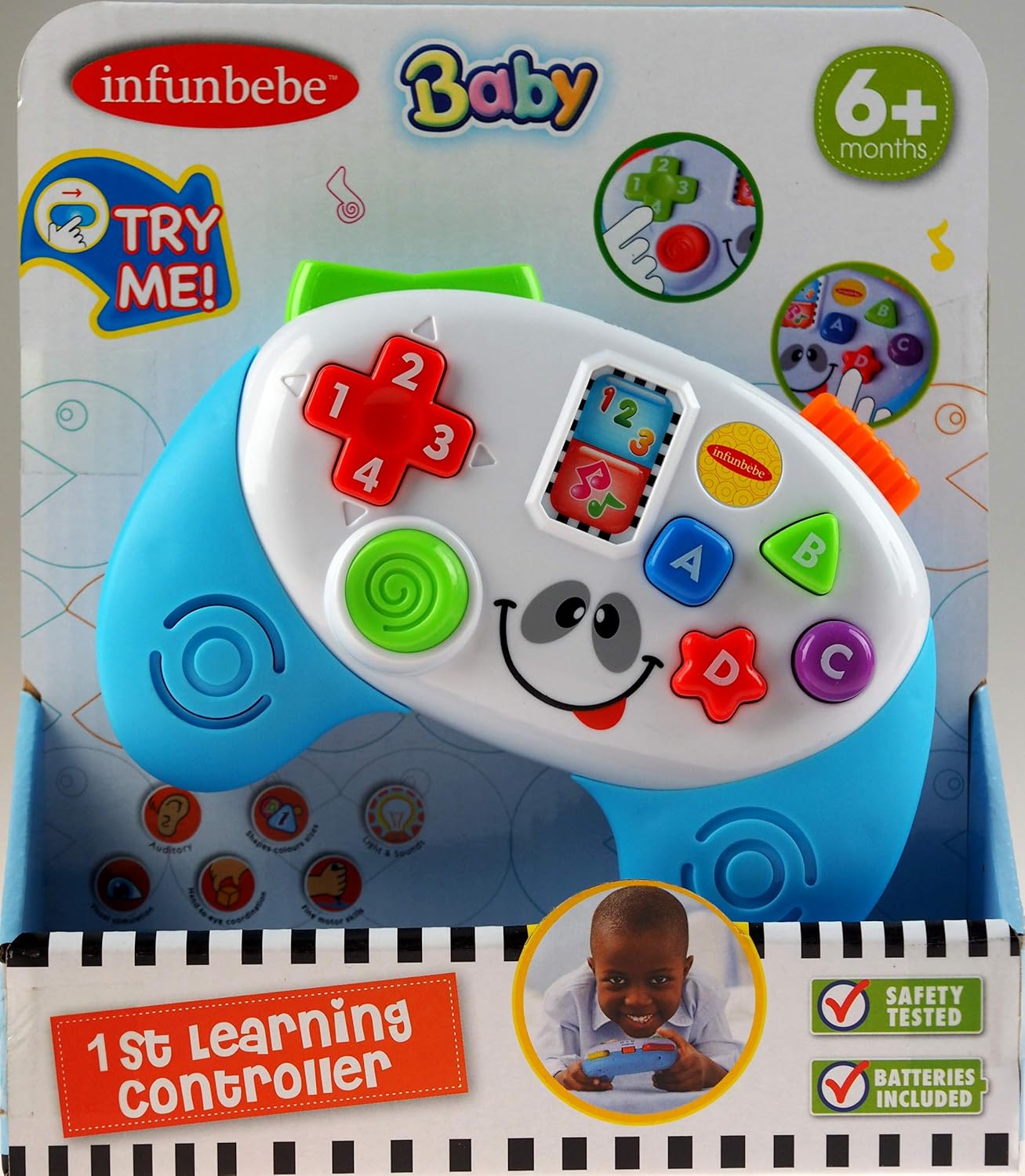 infunbebe Baby My First Learning Game Controller Toy - 6 months+ ...