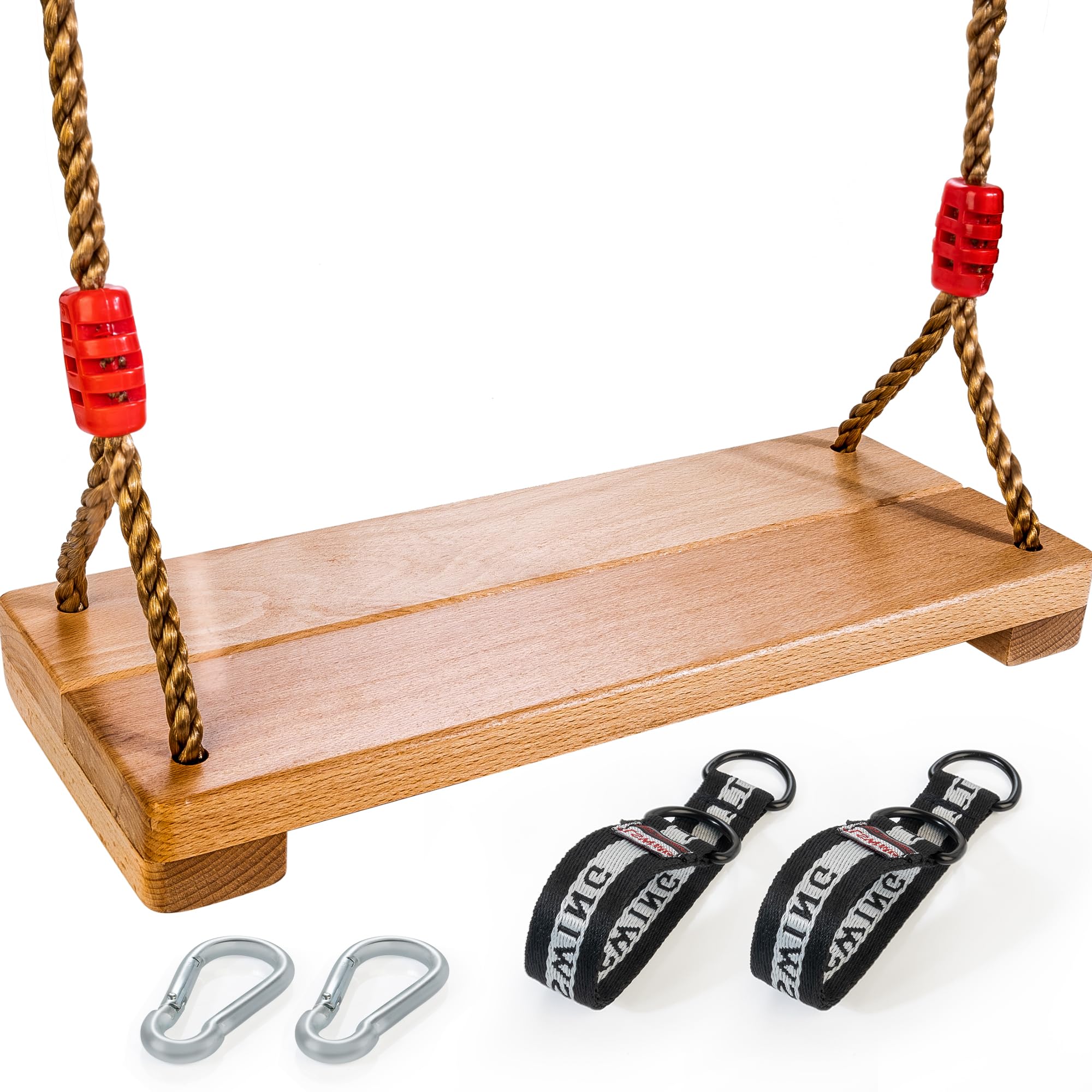 JUSTWOOD Tree Swing, Beech Swing Seat for Kids Adults with 400lbs Load ...