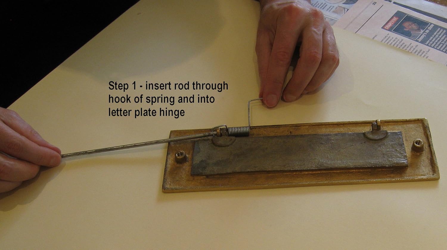 Letter Plate/Letterbox Springs for Traditional Letterboxes (pack of 2 ...