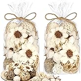 Amazon.com: Nuanchu 2 Pack Decorative Balls Potpourri Bowl Filler Decor ...