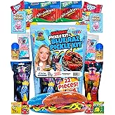 Amazon.com : Blue Raspberry Pickle Kit With Takis-Mexican Candy Gift ...