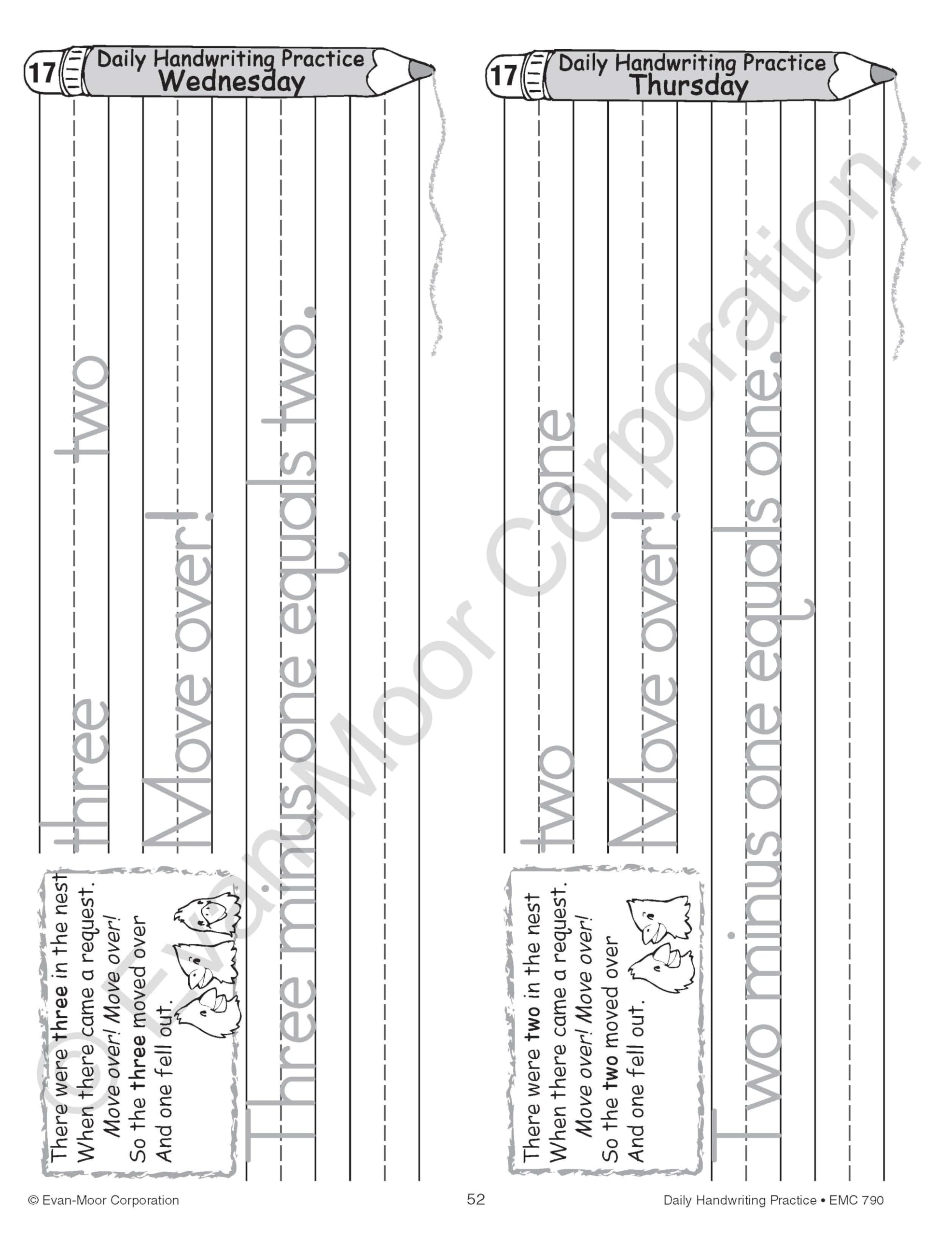 Mua Evan-Moor Daily Handwriting Practice Traditional Manuscript ...