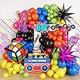 Amazon.com: 90s 80s Party Balloon Garland Arch Kit, 90s 80s Theme Party ...