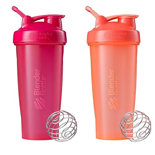 BlenderBottle Classic Shaker Bottle Perfect for Protein Shakes and Pre ...