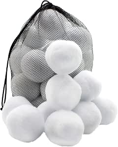 Amazon.com: Attatoy 30-Count Indoor Plush Snowballs, Toy Snowballs for ...