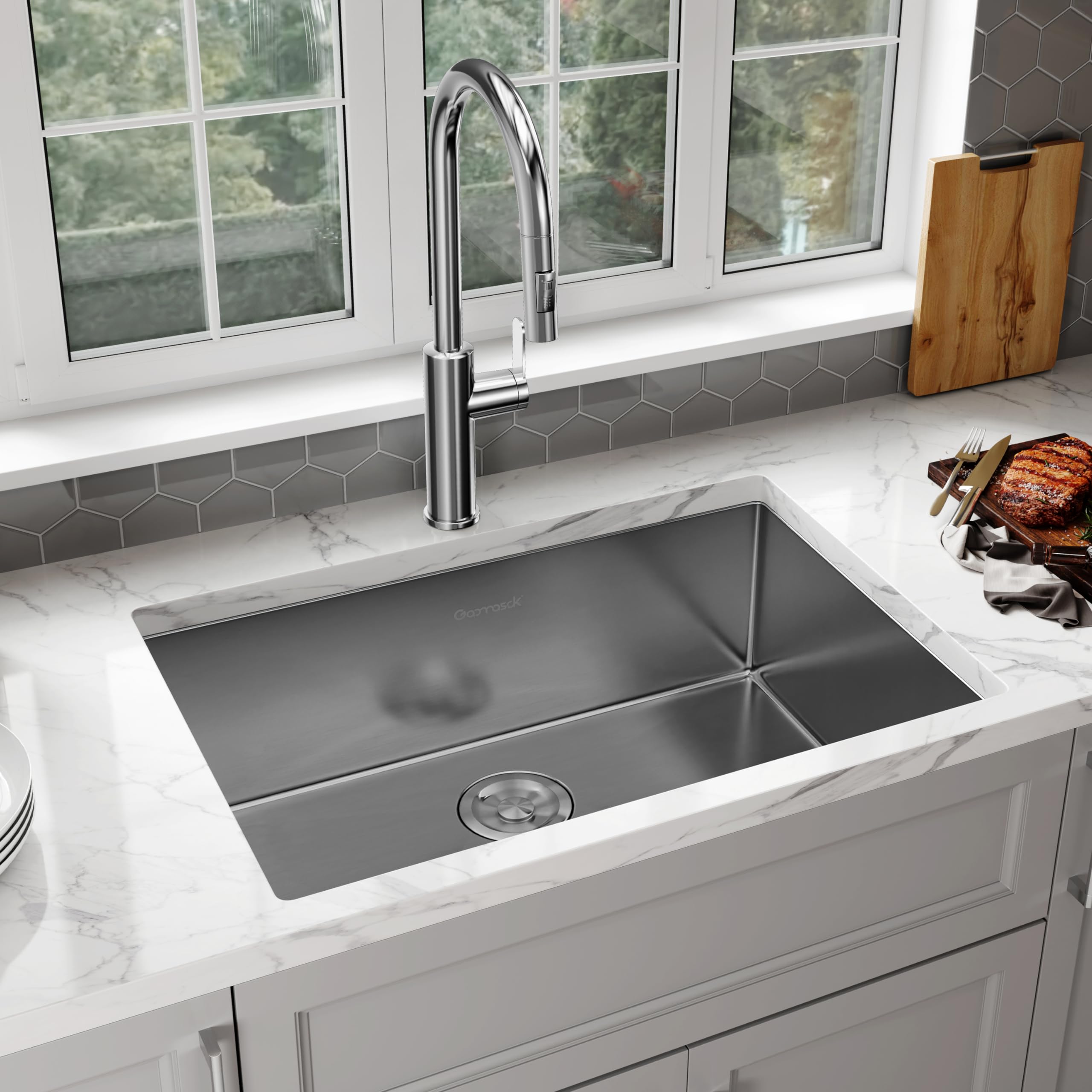 Mua Kitchen Sink 30 * 16.5 Inch,Gaomasck Undermount Kitchen Sinks,30 ...