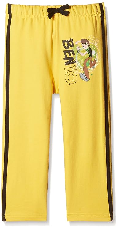 Buy Ben 10 Boys Track Pant (B10TPW-04_Yellow_4 / 5 Years) at Amazon.in