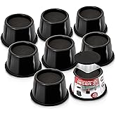Amazon.com: Utopia Bedding Bed Risers 3 Inch - 8 Pack - Round Furniture ...