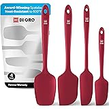 Amazon.com: DI ORO Silicone Spatula Set - Rubber Kitchen Spatulas for ...