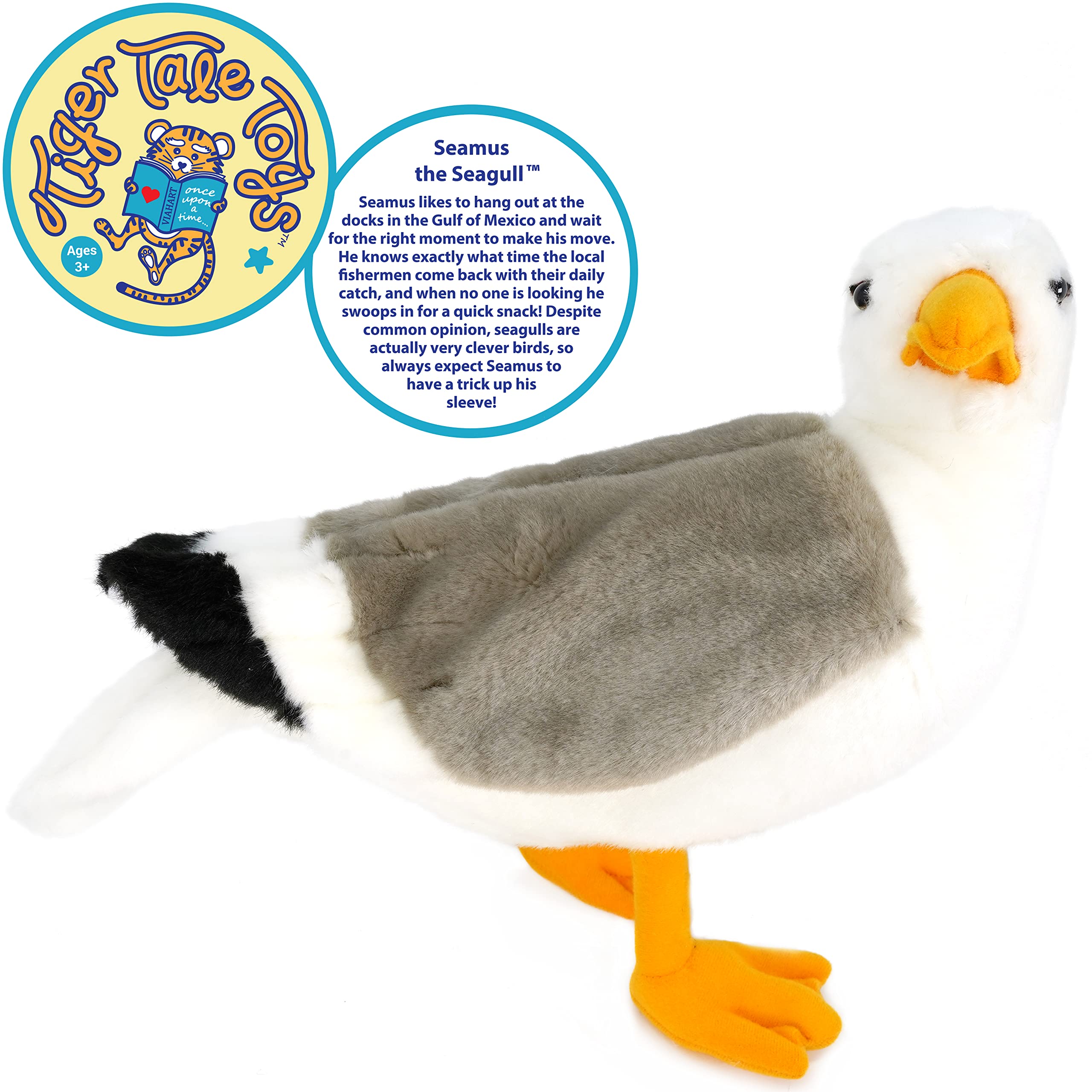 Mua Seamus The Seagull - 12 Inch Stuffed Animal Plush - by Tiger Tale ...