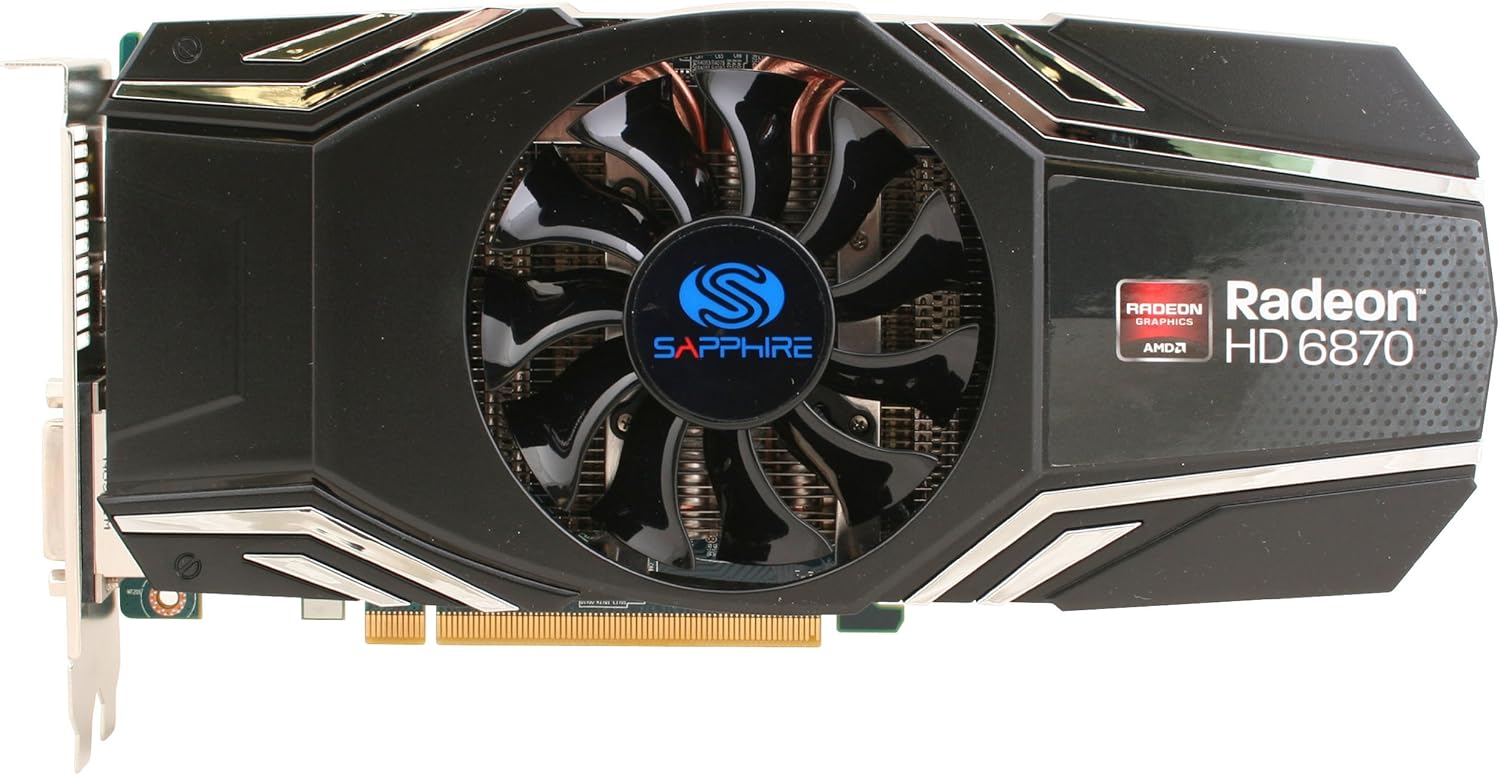 SAPPHIRE AMD Radeon HD 6870 1GB GDDR5 PCIE Graphics: Amazon.co.uk: Electronics