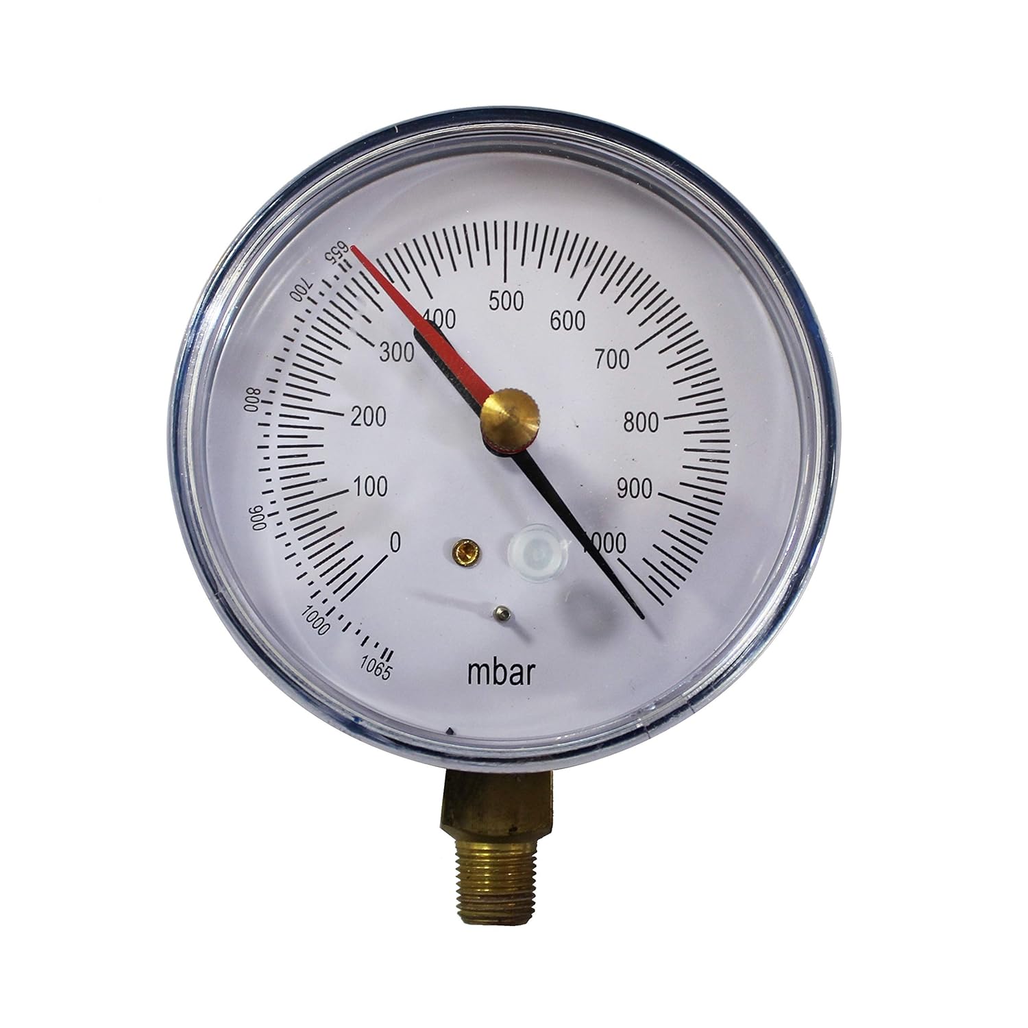 VACUOMETRO VUOTOMETRO Ø 80 POMPA VUOTO 1000/0 MBAR ATTACCO 1/8 NPT ...