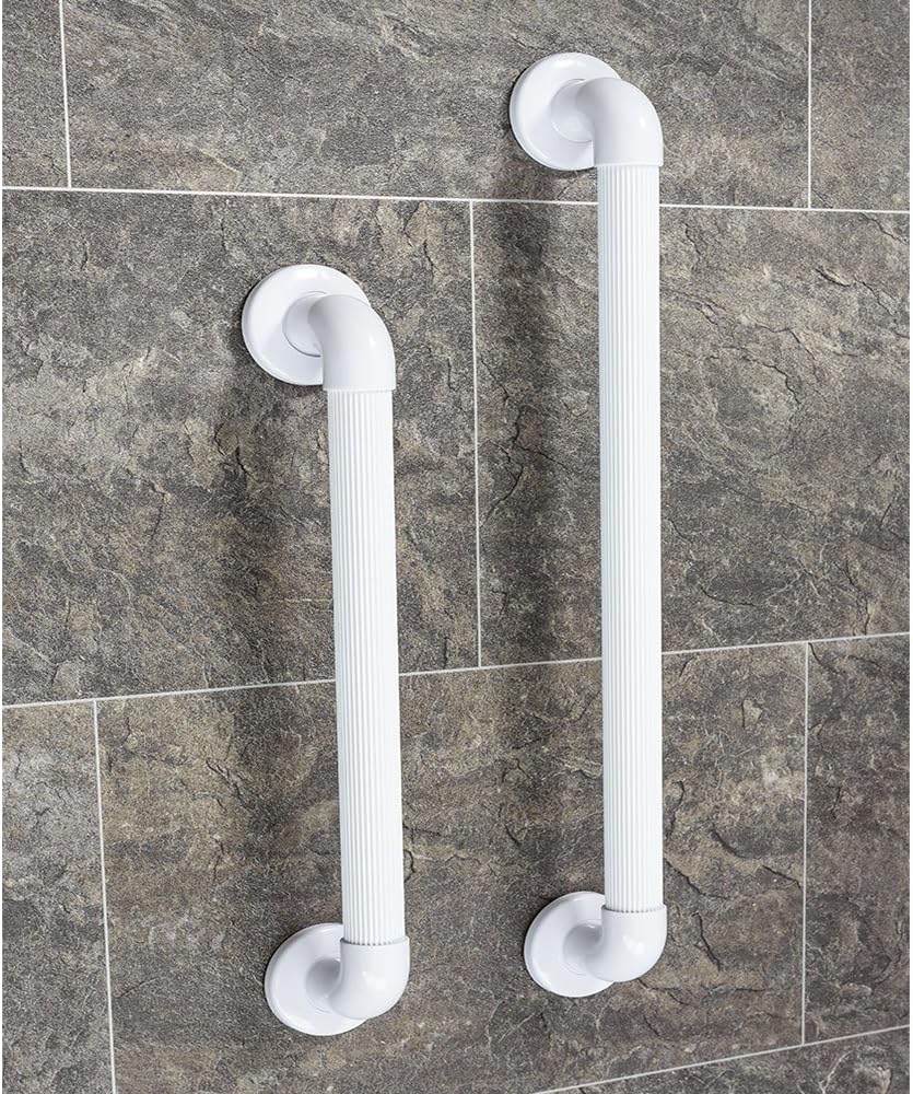 NRS Healthcare Plastic Fluted Grab Rail – 45 cm (18 inch) White – BigaMart