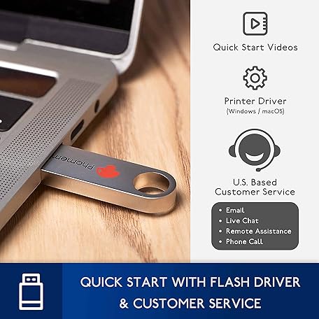 Mua Phomemo Shipping Label Printer, with Useful Label Holder Set - 6 ...