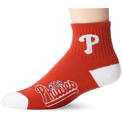 Buy For Bare Feet Philadelphia Phillies Team Color Quarter Socks Online ...