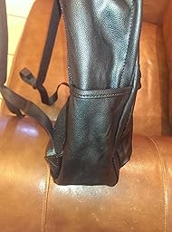 Amazon.com: BAOSHA BP-08 TOP PU Leather Laptop Backpack School College ...