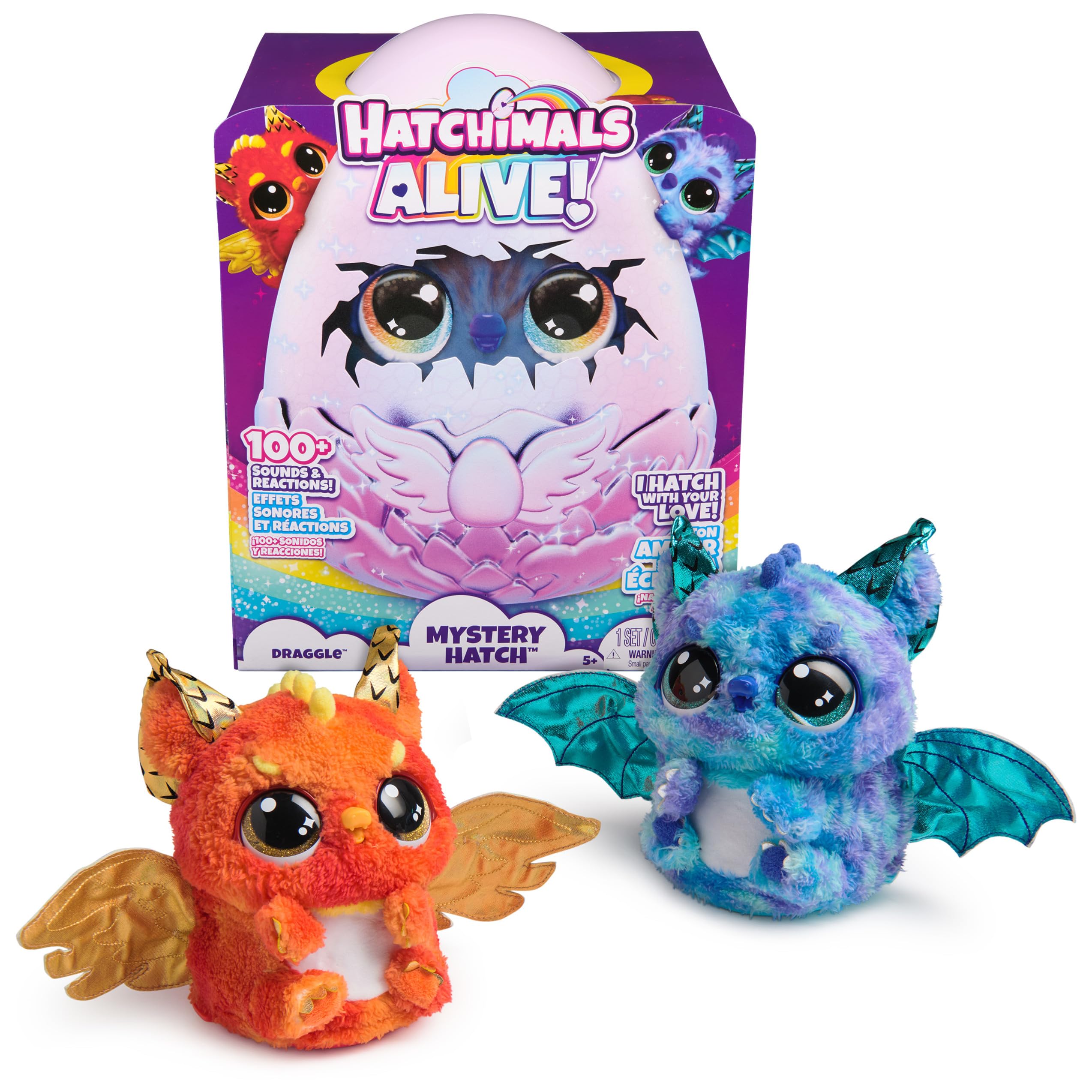 Mua Hatchimals Alive, Mystery Hatch Draggle, Surprise Interactive Toy ...