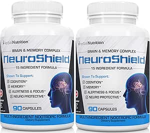 Amazon.com: NeuroShield Brain Memory Supplement (2 Pack): Health ...