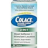 Amazon.com: Peri-Colace Peri-Colace Stool Softener & Stimulant Laxative ...