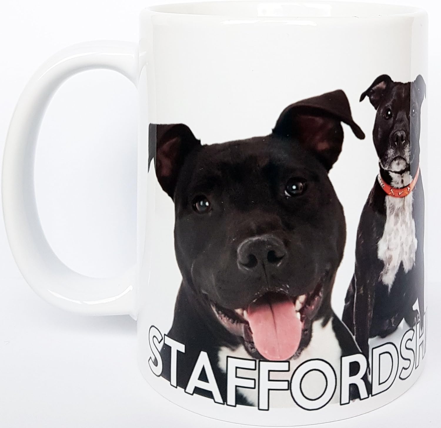 Staffordshire Bull Terrier Dog Ceramic Gift Mug, Staffy Mug. Microwave ...