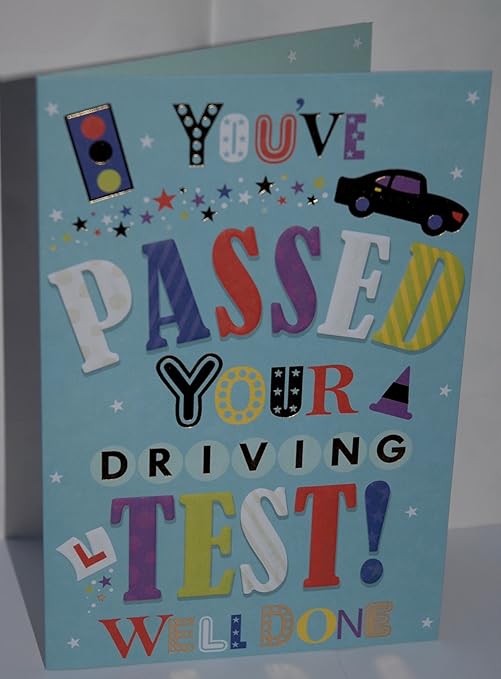 You Passed Your Driving Test Card. Well Done !: Amazon.co.uk: Office ...