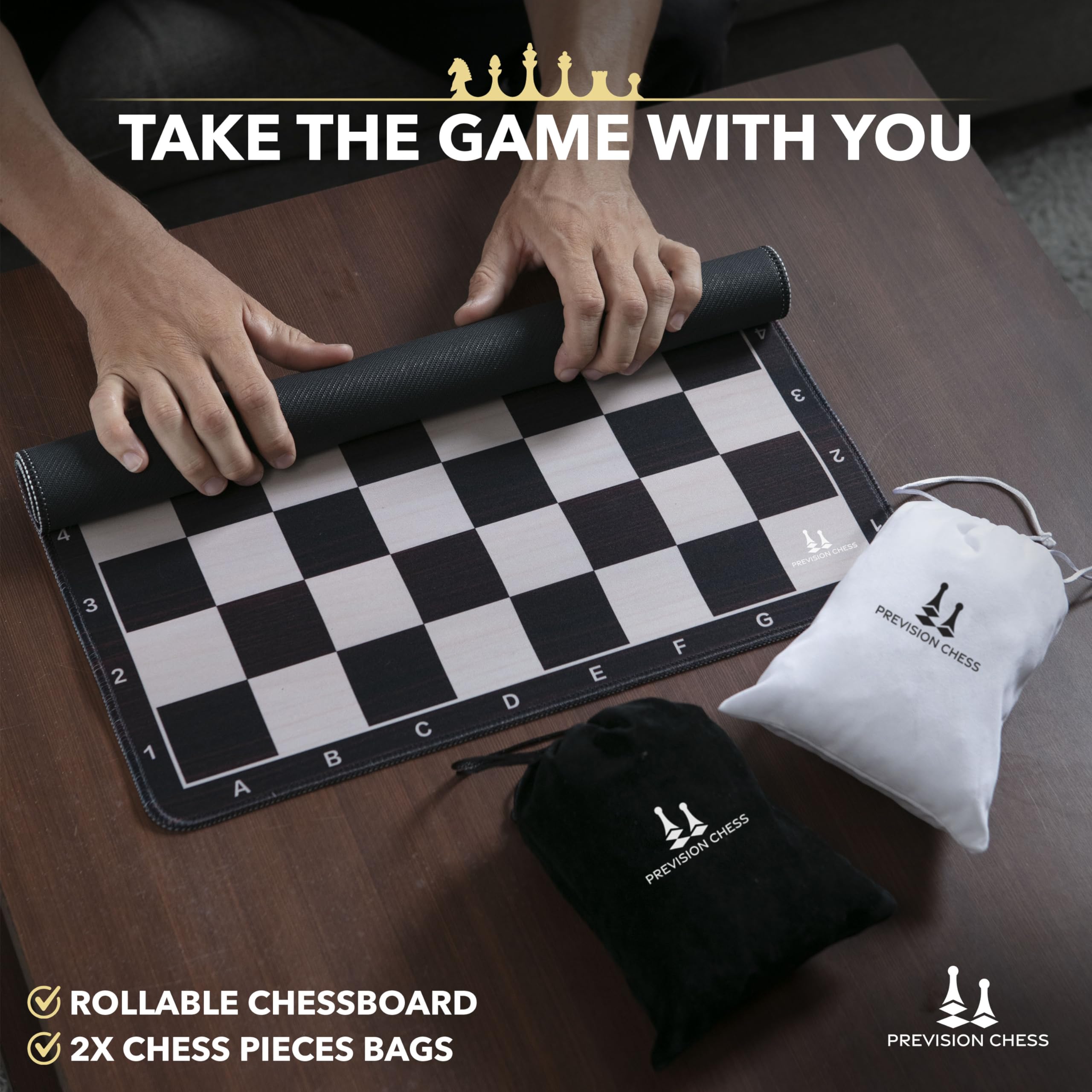 Mua Prevision Chess Ecliptic Style Themed Tournament Chess Set,Weighted ...