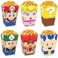 Amazon.com: 30PCS Mario Birthday Party Supplies, Mario Party Snack Box ...