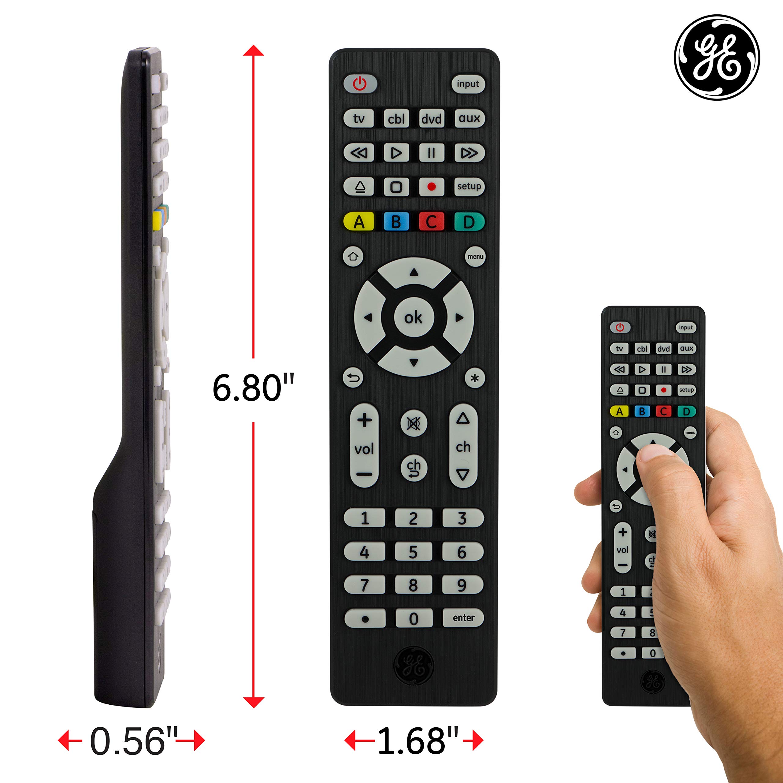 GE 4 Device Universal Remote – Electronics Accessories & Gadgets