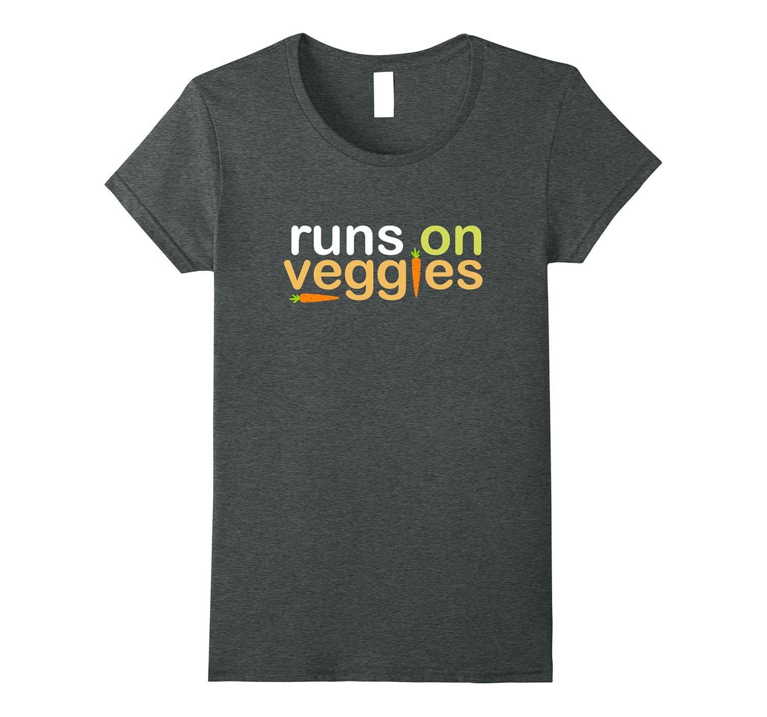 Runs On Veggies Premium T-Shirt, Athlete, Vegan Tee, Running