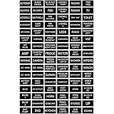 Amazon.com: WHITE Marine Boat Dash Board Switch Instrument Panel Decal ...