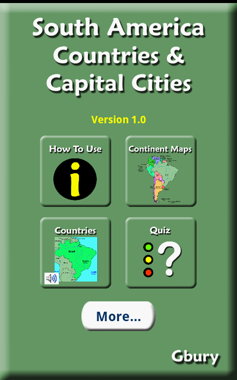 South America Countries and Capital Cities:Amazon.com:Appstore for Android