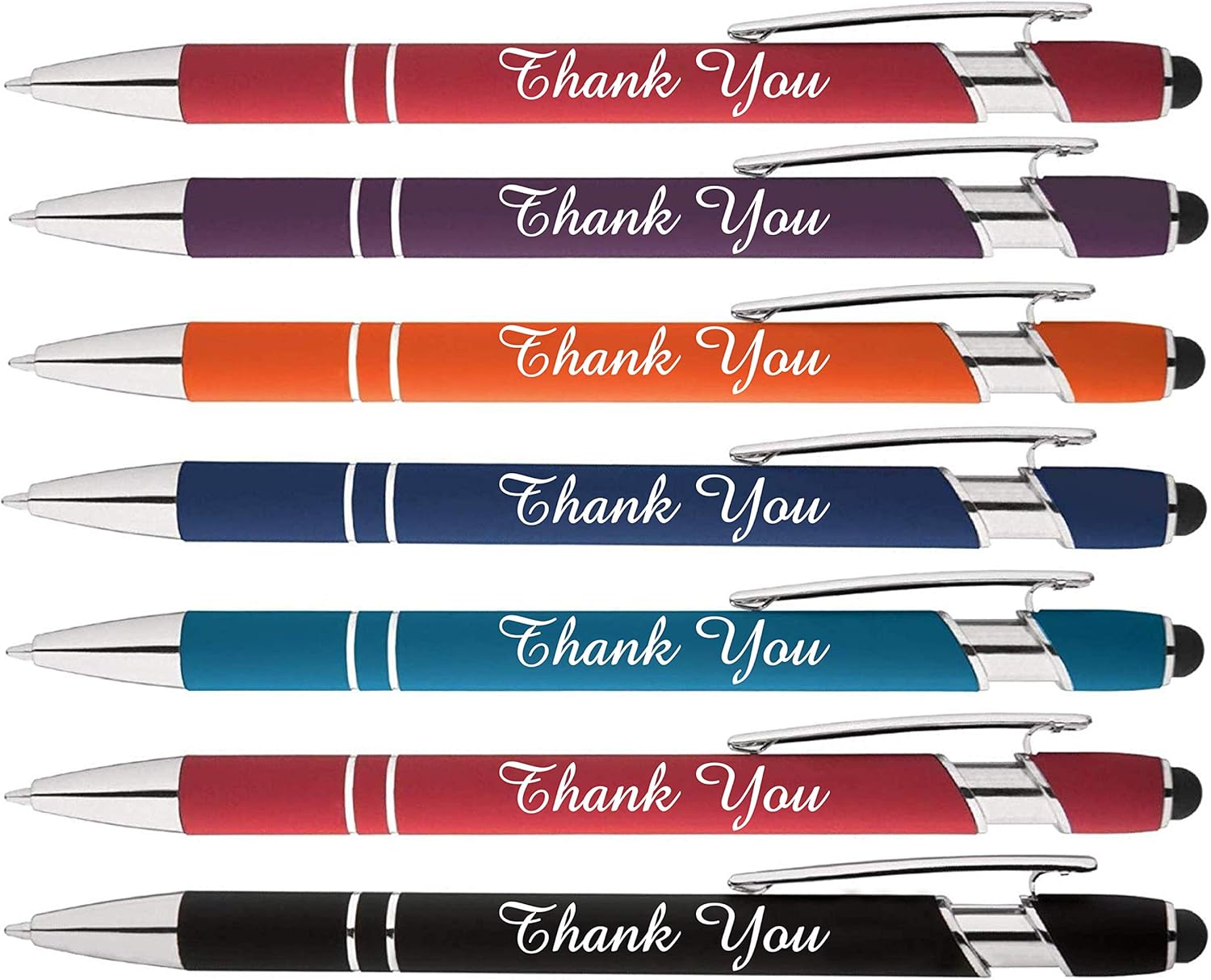 Amazon.com : "Thank You" words imprinted on our Rainbow Soft Touch ...