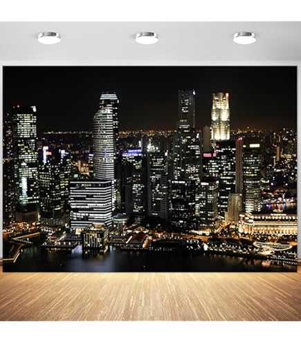 Chicago Skyline Tapet Chicago Wallpaper & Wall Murals | Wallsauce US