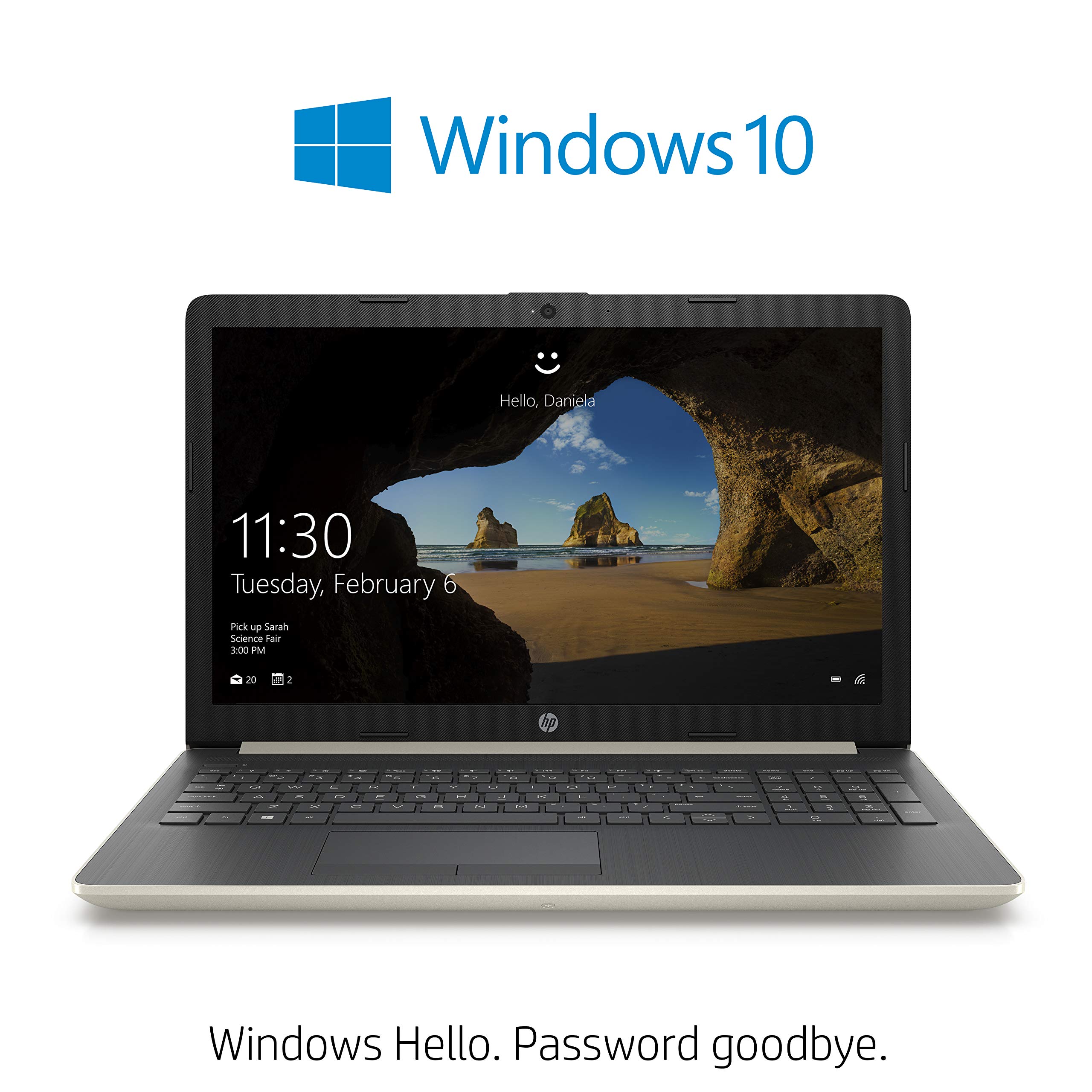 HP 15-da1000ne Laptop, Intel Core i7-8565U, 15.6 Inch, 1TB, 8GB RAM ...